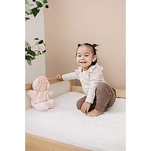 Genius Baby Toys My First Baby Doll, Super Soft and Cuddly, Vintage Classic Style with Pink Dress and Yellow Hair, Ideal New Baby Gift or Baby Shower Present