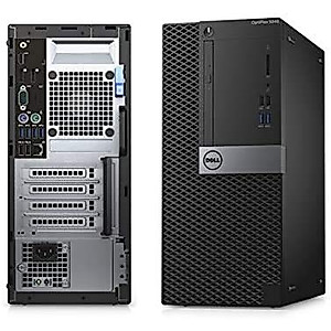 Dell OptiPlex 7040 Mini Tower PC, Intel Quad Core i5 6500-3.2 GHz,16GB DDR3L RAM, 256GB SSD, WiFi, Windows 10 Pro 64-with 22-inch LCD Panel (Renewed)