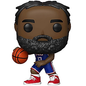 POP NBA: Nets - James Harden (City Edition 2021) Funko Vinyl Figure (Bundled with Compatible Box Protector Case)