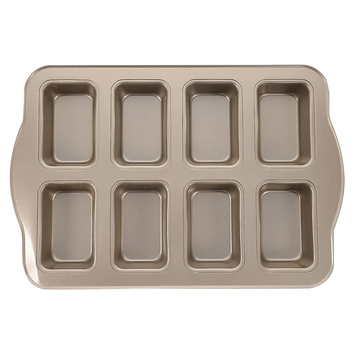 BESTonZON Cake Mold Carbon Steel Bread Pan Loaf Bread Tin Metal Bread Pan Lasagna Pan Kitchen Bread Pan Tart Pan 8 Cavity Brownie Pans Baking Pan Nonstick Cupcake Tin Cheese Muffin Pan