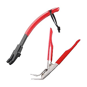 QQPOLE Grill Grate Lifter Gripper Set,Cooking Grid Lifter Grill Accessories,BBQ Lifter Tool for Kamado Joe Big Green Egg ，Easy to Move Grill and Grates