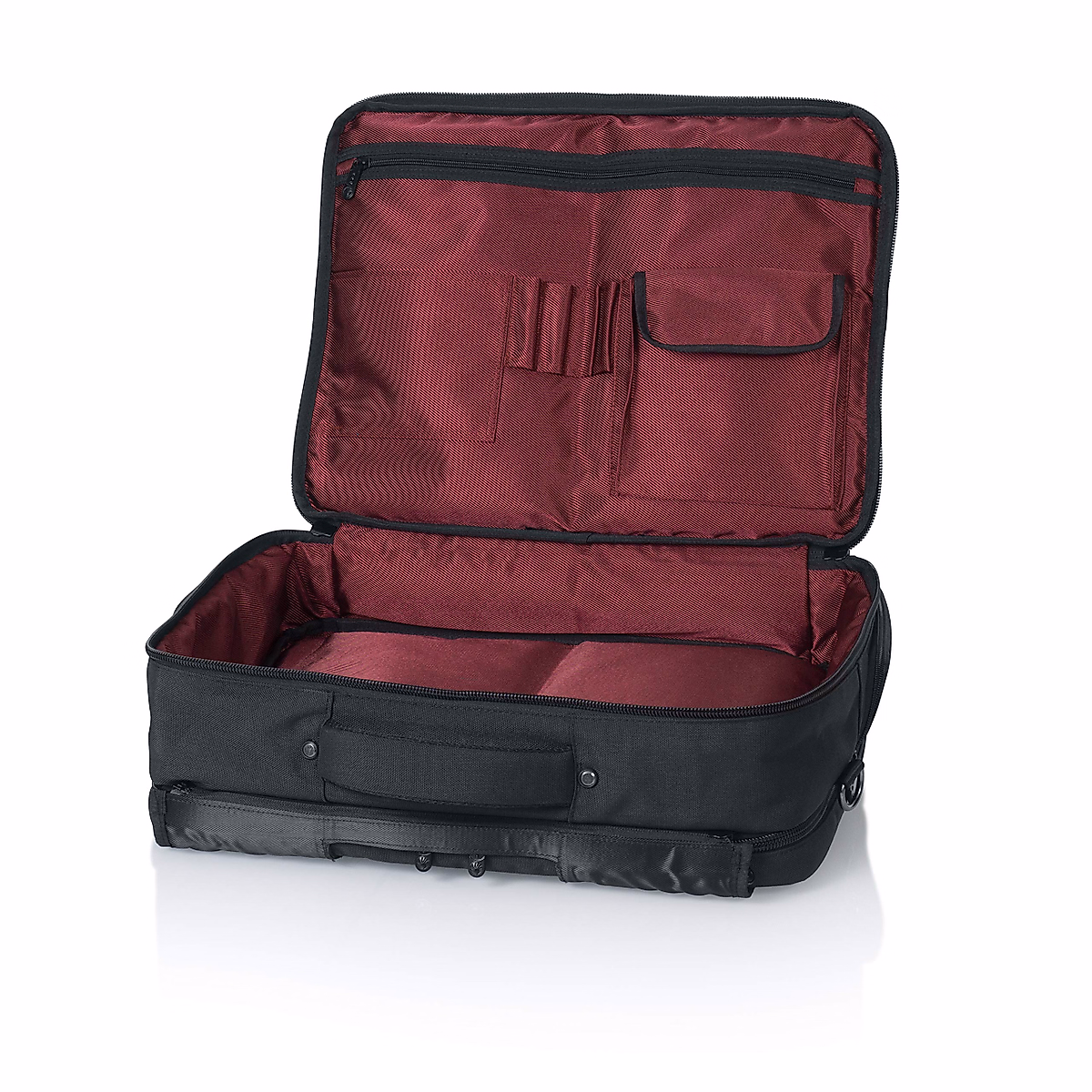 Slappa Kiken 17 Inch Laptop Bag - Brown Faux Leather Flap