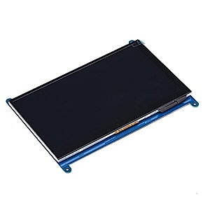 Cryfokt Fullview Plus Screen Case, Shell Case Screen, Backlit Control Support with Plastic Bracket for Raspberry Pi Support (Plastic Bracket Shell + 7-inch Display)