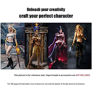 HiPlay TBLeague Seamless Action Figure Anime Body Type and Small Bust 1:6 Scale S45A(Suntan, Without Head)