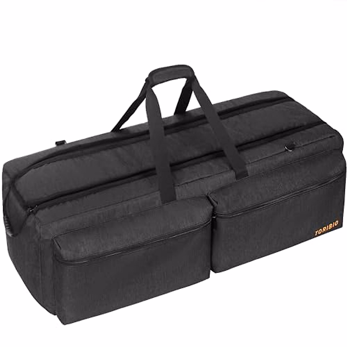 TORIBIO Telescope Case Bag, 35" Padded Storage Bag and Telescope Carrying Case for Telescope, Telescope Travel Bag with Pockets & Buckled Straps to Easily Secure Optical Tube & Tripod