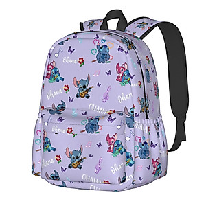 Travel Backpack, Notebook Laptop Bags For Men Women Weekend Outings Trip Book Bag Travel Hiking Camping Work Cartoon Cute Black 20