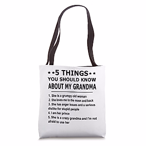 5 Things You Should Know About My Grandma Tote Bag