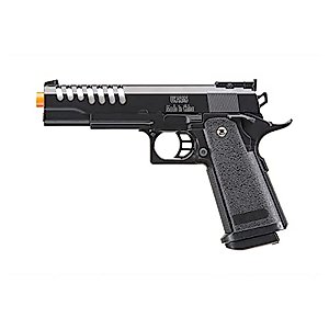 2011 Alloy Series Spring Airsoft Pistol w/Wavey Stippling (Color: Black)