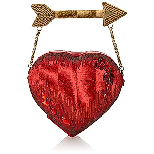 Mary Frances Fall in Love Top Handle Handbag, Red