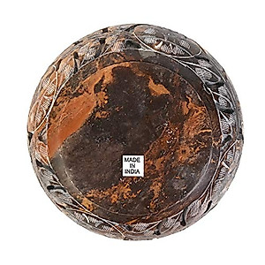 Soapstone Smudge Bowl for Scrying - 5”x 2” - Incense Burner, Wiccan Rituals, Divination