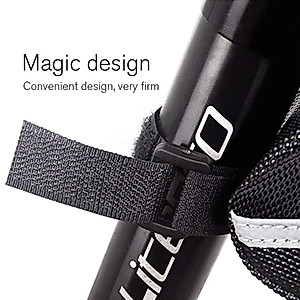 Bicycle Saddle Bag, JASLITE Bike Bag Under Seat Pouch Wedge Packs with Reflective Stripes,Bike Seat Pack Bag Cycling for Foldable Road Mountain Bike,Waterresistant