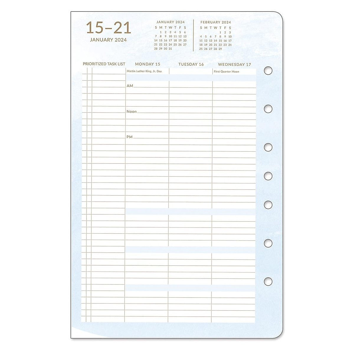 FranklinCovey - Simplicity for Moms Weekly Ring-Bound Planner (Classic, Jan 2024 - Dec 2024)