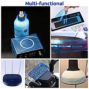 Barrier Film - Autdor Dental Barrier Film Roll 1200 Sheets Dental Film Barrier Tape 4'' x 6'' Thick Disposable Protective PE Film with Dispenser Box for Dental Tattoo Makeup Microblading Supplies