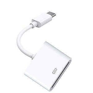 SPY SEE OPEN YOUR EYES 30-Pin Female to USB 3.1 Type C Male USB-C Adapter Cable Computers Components Accessories (White)