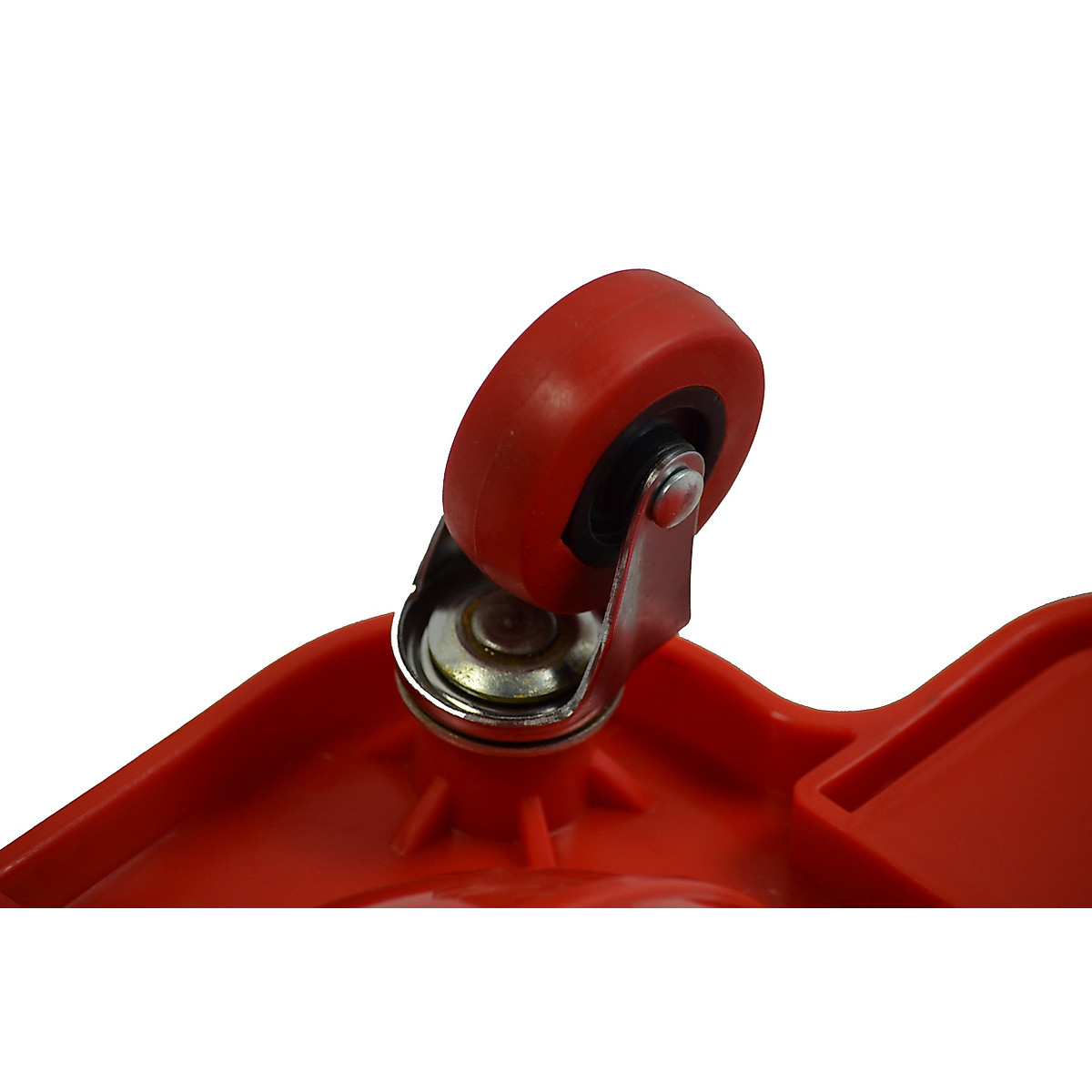 MaxWorks MaxxHaul 80748 Rolling Knee Creeper/Pads ABS High-Impact Frame, 5 Swivel Castors, Tool Tray Holder, multi-color, Small