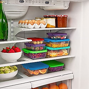 Sistema Nest It Food Storage Containers with Lids, Multicolor, (Pack of 8)