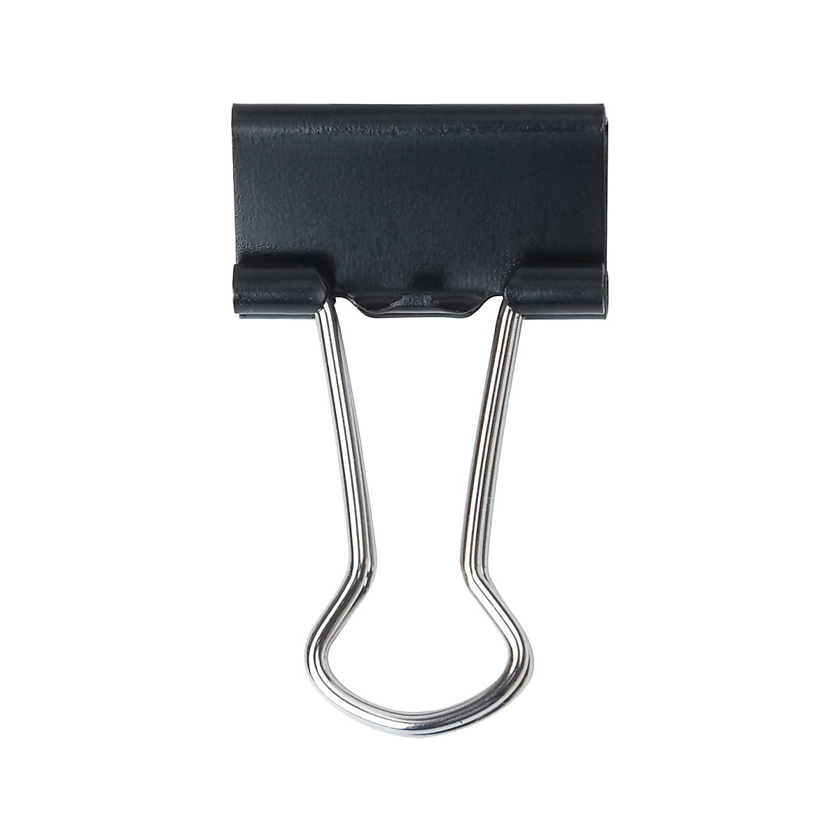 Metal Small Binder Clips Small for Paperwork,50 Pack 3/4 Inch Paper Clamps Clips Office Supplies,Mini Black Office Clips