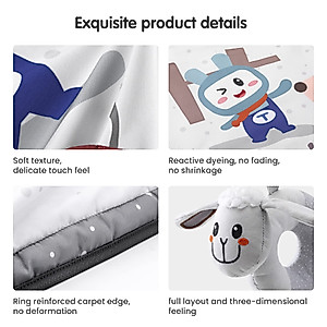 TUMAMA Baby Gym,Playmats with Removable Hanging Toys and Plush Tummy Time Pillow,High Contrast Baby Activity Mat