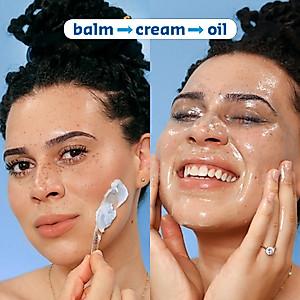belif Aqua Bomb Cleansing Balm Makeup Remover, Hydrate & Deep Cleanse in 1 Step, No Mess Clean Up, Melt Away Makeup & SPF, Balm to Oil Cleanser Formula, No Oily Residue, Korean Skin Care