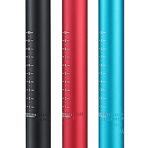 Bynccea Bike Seat Post 27.2mm 30.9mm 31.6mm Bicycle SeatPost 400mm for Mountain Bike Road Bikes MTB BMX