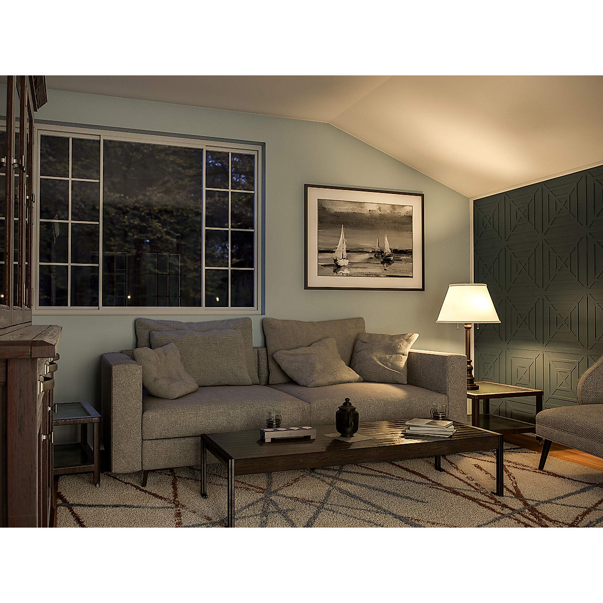 Kenroy Home 30437BRZ Spyglass Table Lamp with Bronze Finish, Classic Style, 30.5" Height, 17" Width, 17" Depth