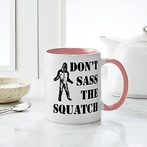 CafePress Dont Sass The Squatch Mug Ceramic Coffee Mug, Tea Cup 11 oz