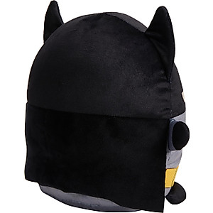 Mattel DC Cuutopia Batman Plush Toy, Super Hero Soft Rounded Pillow Doll, 10-inch Character Collectible
