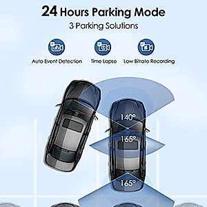 【Bundle: VIOFO T130 3CH with GPS + CPL+HK4 Hardwire Cable】T130 Uber 3 Channel Dash Cam, Front Inside Rear Car Camera, Built-in WiFi GPS, IR Night Vision, Supercapacitor, Parking Mode, 256GB Supported