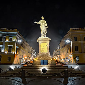 FLRONGSUN Spotlight LED Solar Outdoor Lights with Motion Sensor Super Bright 360 Lumen Waterproof IP65 Landscape Lighting Flood Security Light for Garden Driveway Patio Yard Path Porch Deck