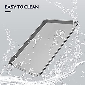 BIEAMA 12 Pack Half Size Baking Sheet Pan Aluminum Commercial Pan for Oven Freezer Bakery Hotel Restaurant 13" × 18"