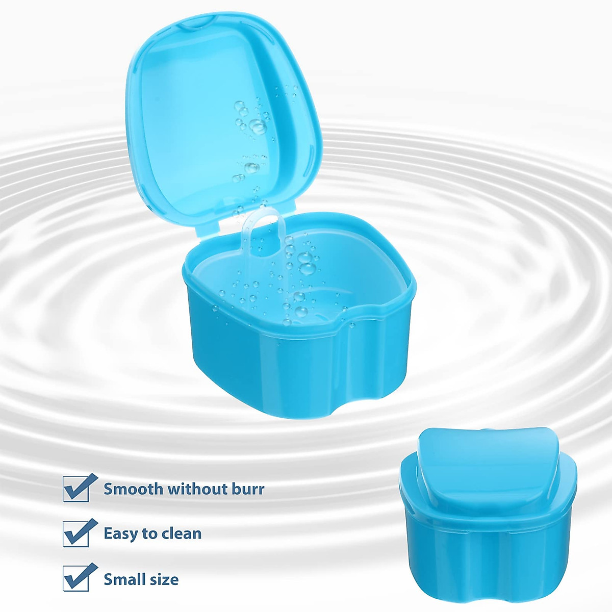 Box Travel Case Orthodontic Retainer Case Travel Retainer Cases Basket Cleaning Tablets Travel Container False Storage Travel Accessories