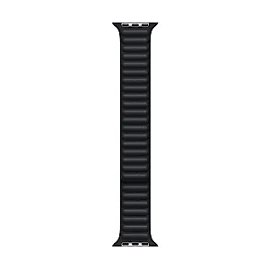 Apple Watch Band - Leather Link - (45mm) - Midnight - Medium/Large
