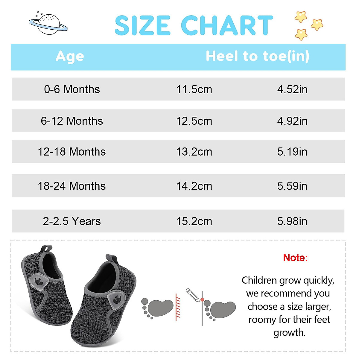 FEETCITY Infant Shoes Girls Boys Slip On Sneaker Newborn Crib Shoes First Walking Shoes Black