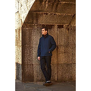 Weatherproof Men's Midweight Water and Wind Resistant Soft Shell Jacket Black (XL)