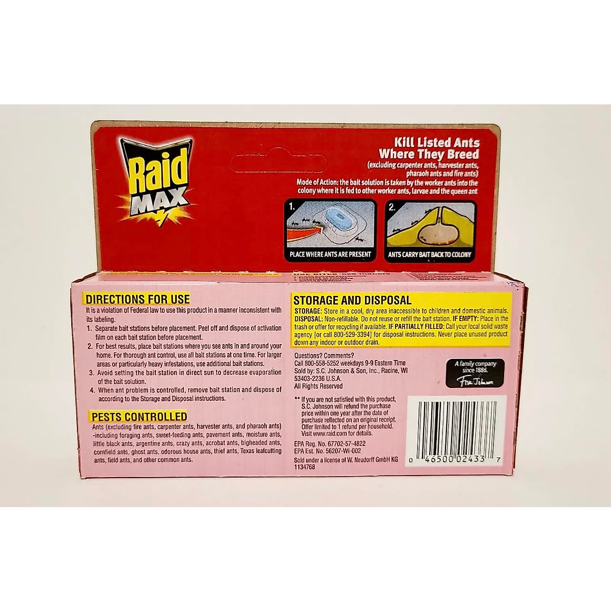 Raid Max 2 Count Liquid Ant Baits 6 Count