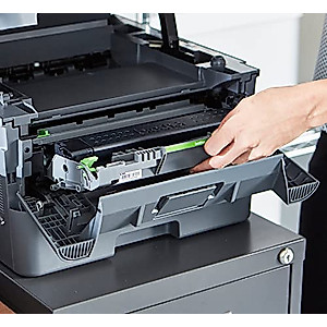 Brother HL-L2390DW Compact Monochrome All-in-One Laser Printer, Print Scan Copy, Auto 2-Sided Printing, 2400 x 600 dpi, 32 ppm, 250 Sheets, Compatible with Alexa, Bundle with JAWFOAL Printer Cable