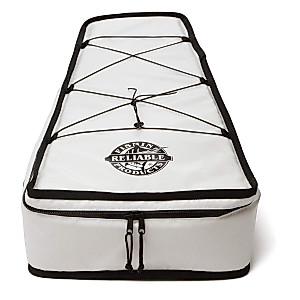 Reliable Fishing Products Insulated Kayak Bag 20" x 36" -takes up less space and keeps your fish fresh and protected, no matter the elements. Produced in USA,White