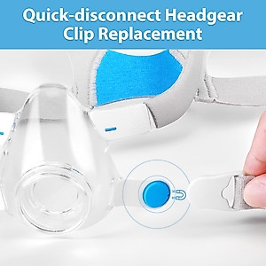 OTIWTT Headgear Clip, Magnetic Headgear Clips Compatible for AirFit AirTouch F20 F30 N20, Quick Disconnect Clips with Strong Force, 6 Pack 3 Pairs