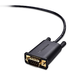Cable Matters USB to Serial Adapter Male to Male Cable (RS232 to USB 2.0, Serial to USB, USB to DB9) 3 Feet, Support Windows 11/10/8/7/Vista/XP, macOS 11.0 or Later.