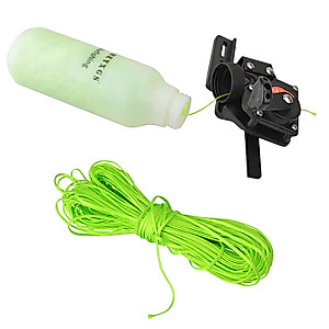 ZSHJGJR Archery Bow Fishing Reel Spincast Reel Bowfishing Tool with 40m Fishing Rope Fishing Arrows Kit with Bowfishing Arrow Rest for Compound Bow Recurve Bow Fishing Hunting Accessories (Set 1)