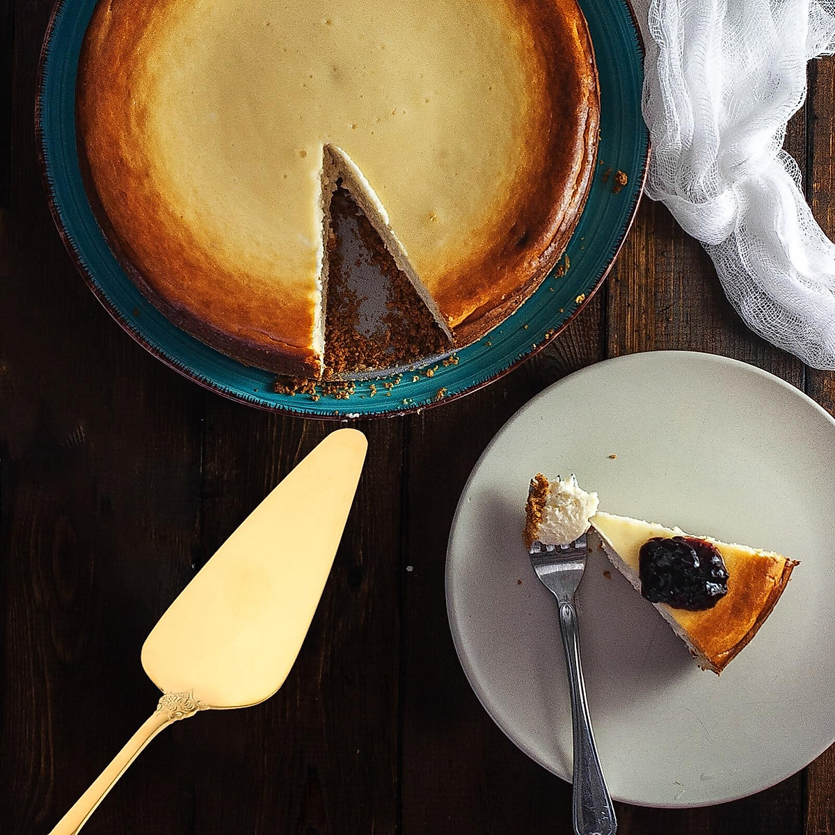 CALLARON Stainless Steel Cake Server Pie Server Cake Knife Pizza Cutters Scraper Tart Dessert Slicer Cake Silvery Serving Spatulas For Wedding Birthday Loaves Egg Butter Golden