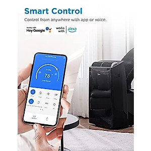 Midea Duo 12,000 BTU (10,000 BTU SACC) HE Inverter Ultra Quiet Portable Air Conditioner, Cools up to 450 Sq. Ft., Works with Alexa/Google Assistant, Includes Remote Control & Window Kit