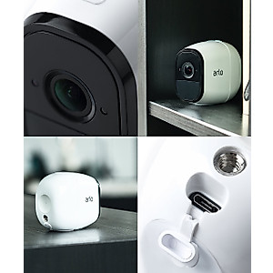 Arlo Pro - Add-on Camera | Rechargeable, Night Vision, Indoor/Outdoor, HD Video, 2-Way Audio, Wall Mount | Cloud Storage Included | Works with Arlo Pro Base Station (VMC4030)