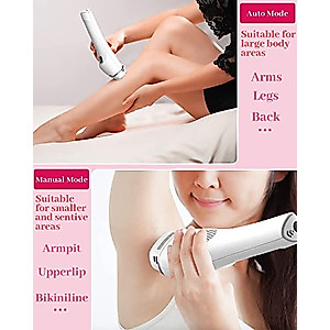 Laser Hair Removal for Women and Man, Permanent At-Home Hair Removal With Cooling Function Upgraded to 1,000,000 Flashes IPL Painless Hair Reduction Device for Facial Armpits Legs Arms Whole Body