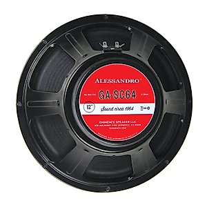 Eminence Signature Series GA-SC64 12" George Alessandro Guitar Speaker, 40 Watts at 8 Ohms