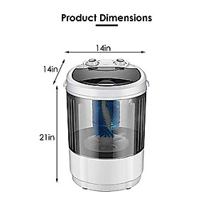 VOGOUS Portable Shoes Washing Machine Mini Portable Washing Machine Smart Lazy Automatic Shoes Washer Suitable for Apartments Camping Dorms Business Trip College Rooms