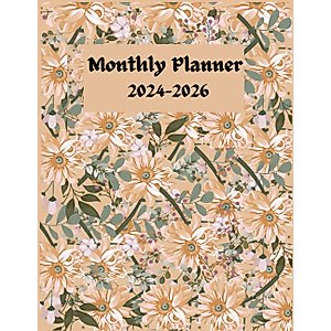 Efficient Planning 3-Year Monthly Planner 2024-2026: Your Ultimate Calendar, Agenda, and Appointment Notebook from January 2024 to December 2026