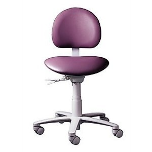 BRE Doctor Stool 3335B, Aluminum Base Pneumatic Back