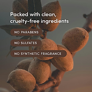 LATHER Almond Shaving Cream for Sensitive Skin - Non-Foaming Shaving Cream for Women & Men - Gentle & Vegan Shave Butter for a Close & Smooth Shave - Suitable for Sensitive Skin - 4 Oz