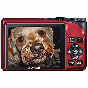 Canon Powershot A2200 14.1 MP Digital Camera with 4x Optical Zoom (Red)